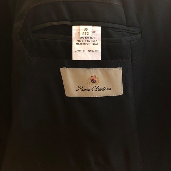 Luca Bertoni | Suits & Blazers | Luca Bertoni 4 Button Suit Jacket ...